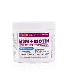 Twig & Leaf Wellness | Innovative MSM, Tasty, Non-Bitter Beverage Blends!